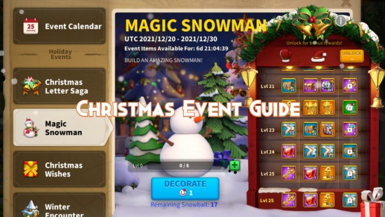 Rise Of Kingdoms Christmas Event Guide - Rise of Kingdoms Guides