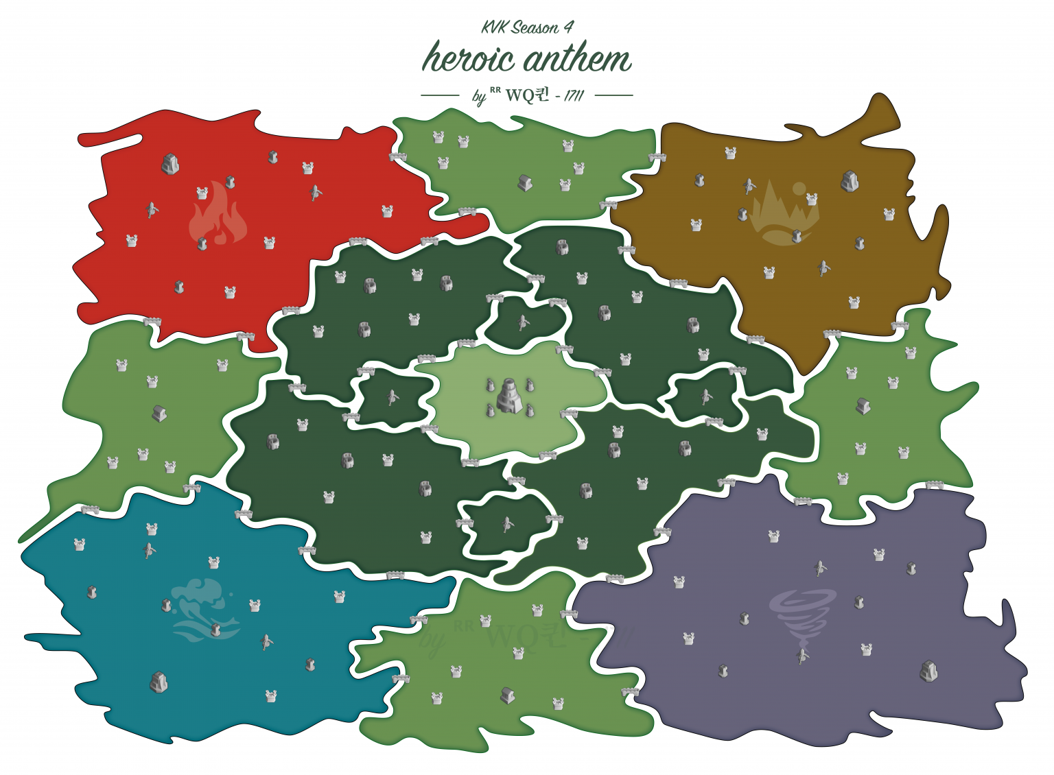 Rise of Kingdoms Heroic Anthem KVK (Power Up) Season of Conquest Guide ...