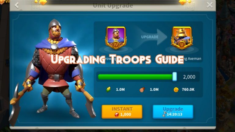 Rise Of Kingdoms Upgrading Troops Guide - Rise of Kingdoms Guides