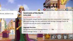 Margaret Talent Tree Build & Guide Rise of Kingdoms - Rise of Kingdoms ...